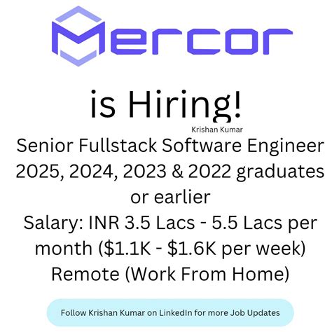 🚀 Exciting Opportunity Senior Full Stack Software Engineers Wanted At