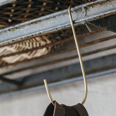 Brass J Hook Winters Moon Limited