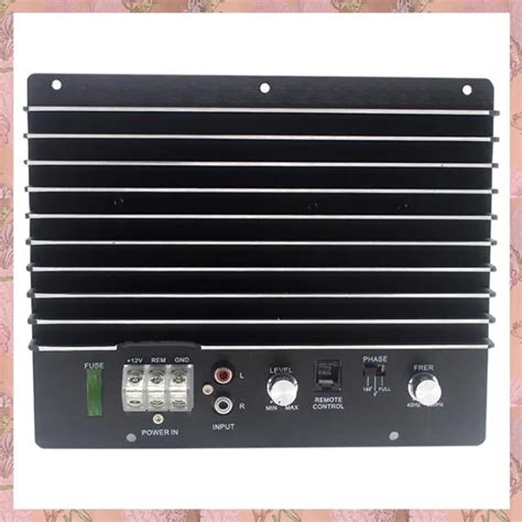 1 Pieces 12v 1500w Mono Car Audio Amplifier Powerful Subwoofer