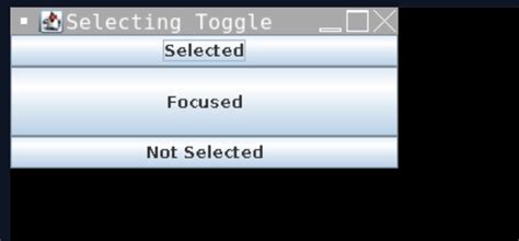 Java Jtogglebutton Example Programming Code Examples