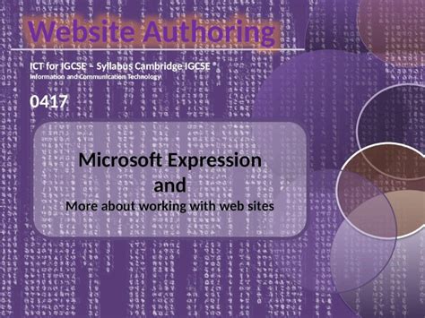pptx ict for igcse syllabus cambridge igcse ® information and