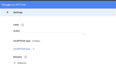Add Captcha Verification Non Embedded Bots Landbot Help