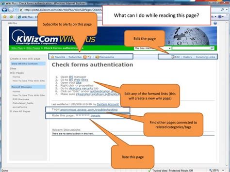 Kwizcom Sharepoint Wiki Plus Product Overview Pptx