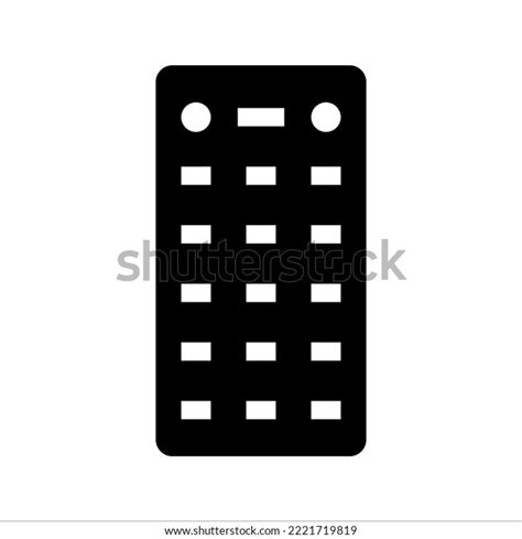 Remote Icon Thin Linear Remote Outline Stock Vector Royalty Free 2221719819 Shutterstock