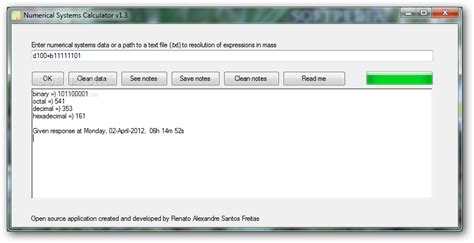 numerical systems calculator 1 3 download screenshots