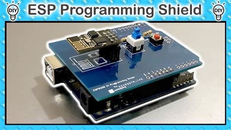 On The Go ESP Programmer Shield For Arduino Uno Mega ESP Programming