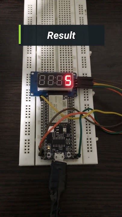 Esp32 Projects Tm1637 7seg With Esp Idf Youtube