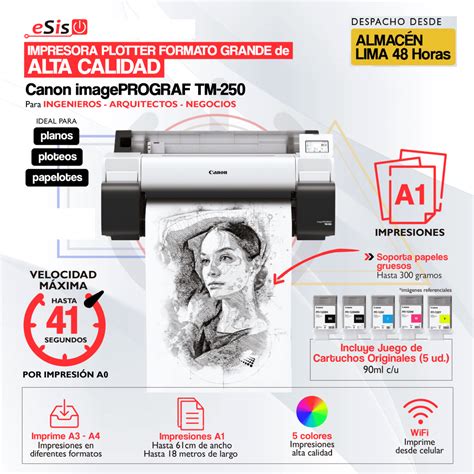 Plotter Canon Imageprograf Tm A Esis