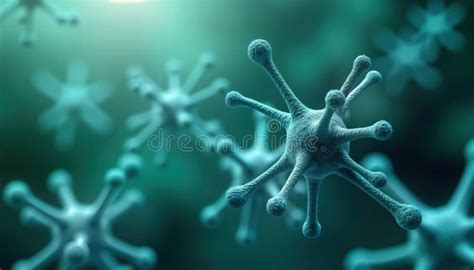 Microscopic View Of Complex Molecular Structures Detailed Illustration Shows Intricate