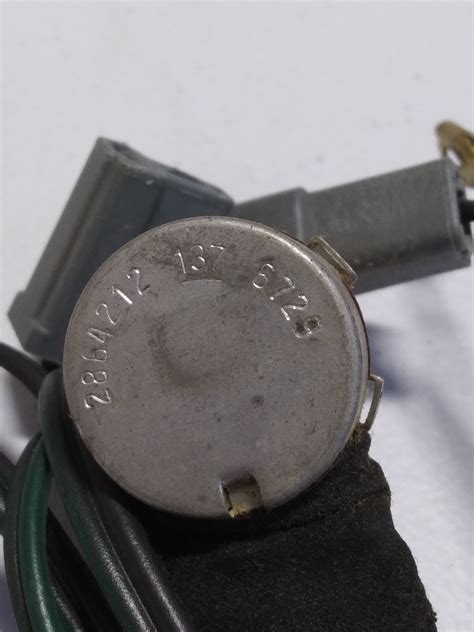 1969 1970 Dodge Charger Rear Speaker Fader Switch W Wiring Harness