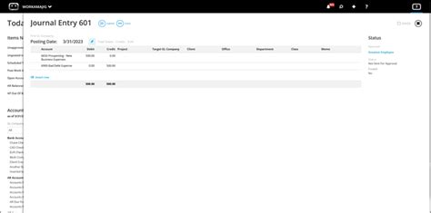 Journal Entry Approval Process Workamajig