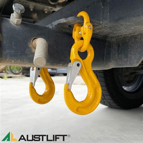 Vehicle Safety Chain Hook Set 6mm Trailer Up To 2 0t Tow As Nzs3776