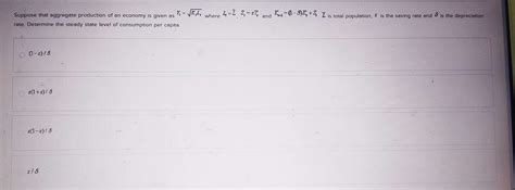 Rate Determine The Steady State Level Of StudyX