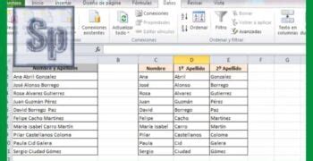 Cómo dividir toda una columna en Excel