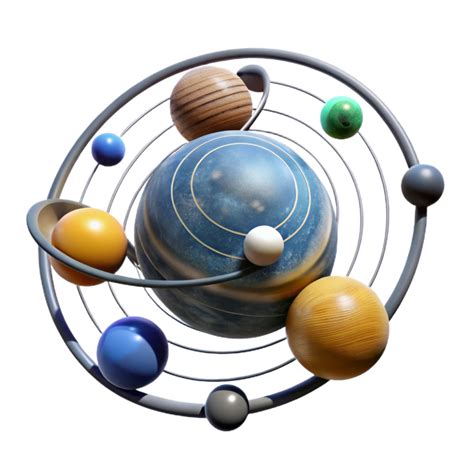Cosmic Orbits Planetary System Visualization 56552022 Png