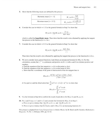 Topics And Skills Tangent Lines Integration Given