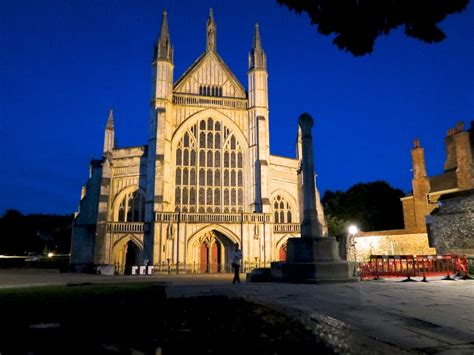 Winchester Cathedral At Dusk Malcolm Manners Flickr