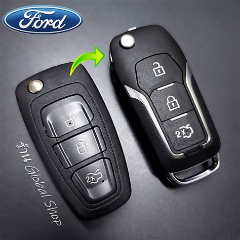 กรอบกุญแจพับ Ford 3 ปุ่ม เปลี่ยนจากของเดิมเป็นรุ่นใหม่แบบ ฟอร์ด Shopee Thailand