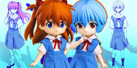 Evangelions Rei And Asuka Get New Release Featuring Real Cloth School