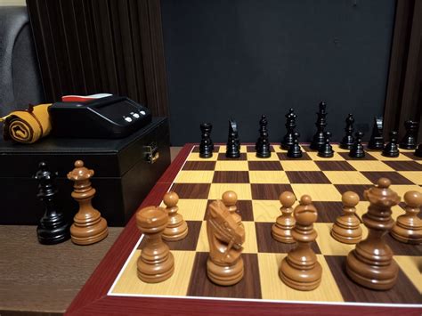 Fide Chess Set Solid Wooden Handcrafted Chariot 20 Ltd Edition