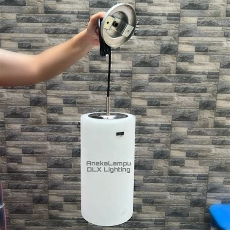 Jual Lampu Gantung Mini Bar Cafe Kaca Tabung Putih Doff Minimalis Dlx Bambu Jakarta Barat