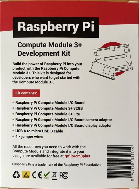 Купити Raspberry Pi Compute Module 3 Development Kit Набір розробника Cm3 Dev Kit з