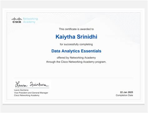 Dataanalytics Cisconetworkingacademy Learningjourney