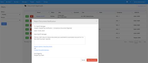 Pending Documents Peopletray