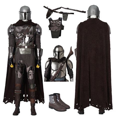 The Mandalorian Season 3 Din Djarin Beskar Armor Cosplay Costume Hallo