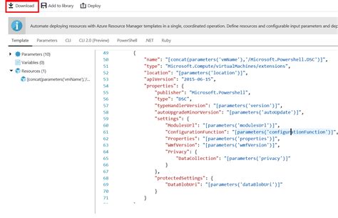 Azure Passing Credentials To Dsc Script From Arm Template Stack
