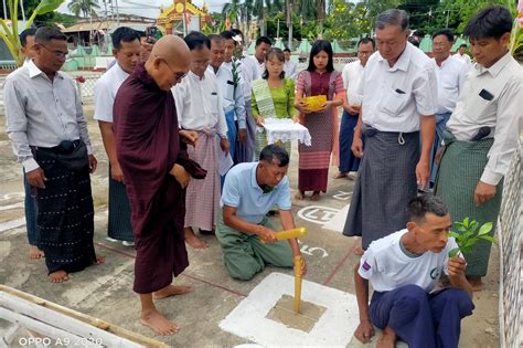 မင်းလှမြို့နယ် ရွှေဘုန်းသာဘုရားဝန်းအတွင်း၌ မဟာမုနိရုပ်ပွားတော်မြတ်သီတင်းသုံးမည့် ဂန္ဓကုဋိတိုက