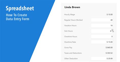 winforms and wpf spreadsheet how to create a data entry form