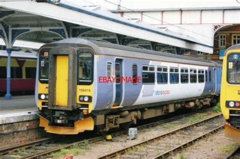 Photo Class 156 Sprinter 2 Car Dmu No 156 419 At Norwich Thorpe V3 £2