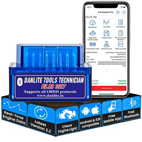 V519 OBD II Scanner OBD2 Fault Diagnosis Tool For Engine Code Detection Used To Check Engine