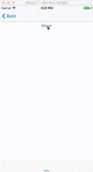 Uialertcontrollerのactionsheetの上にビューを追加する Swift Qiita