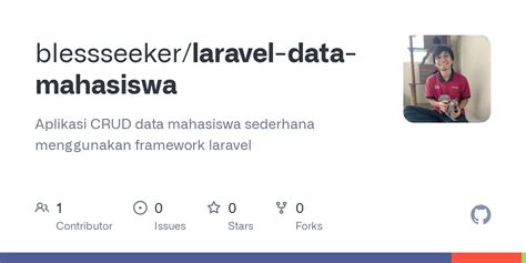 Github Blessseekerlaravel Data Mahasiswa Aplikasi Crud Data Mahasiswa Sederhana Menggunakan