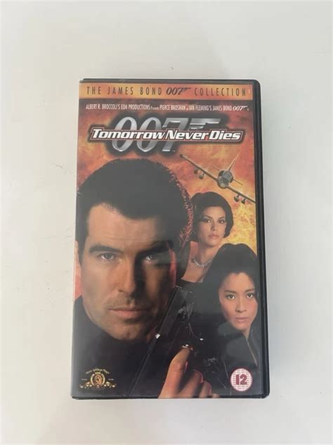 James Bond 007 Tomorrow Never Dies Vhs Film Movie Pierce Brosnan £435 Picclick Uk