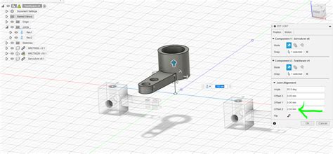 revolute joint components ignore the joint alignment offset z