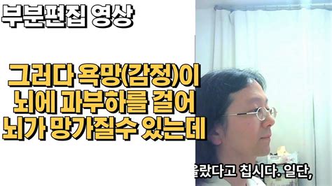 그러다 욕망감정이 뇌에 과부하를 걸면 뇌가 망가지는데 호흡 명상 건강 도 덕 치매 치매예방 감정조절 뇌 치매예방 감정 감정조절 신선 단전호흡 Youtube