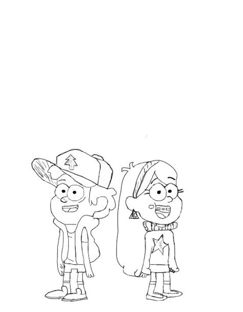 Gravity Falls Line Art Work In Progress By Fiddexs On Deviantart