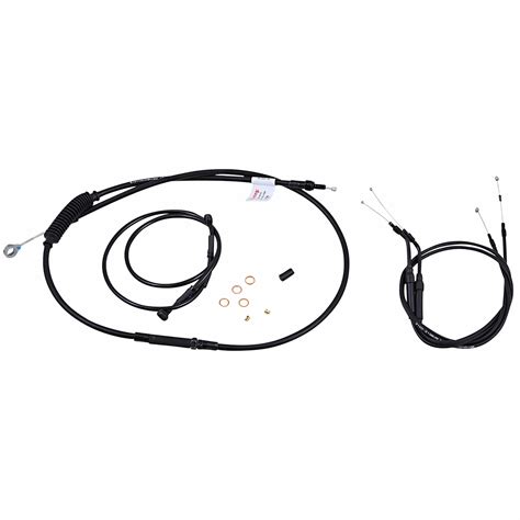 Burly Brand Complete Handlebar Cablebrake Line Kit For 10 T Bar