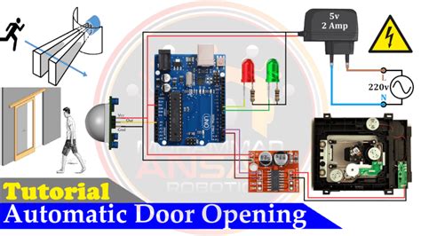 Automatic Door Opening System Using Arduino And PIR Sensor MA Robotic