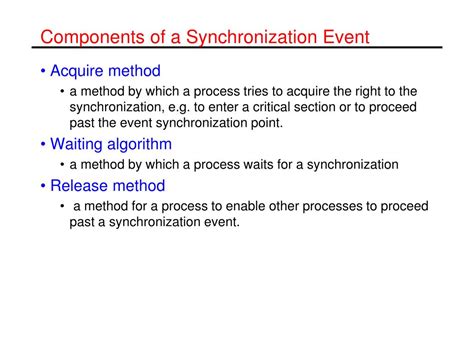 Ppt Synchronization Powerpoint Presentation Free Download Id2084616
