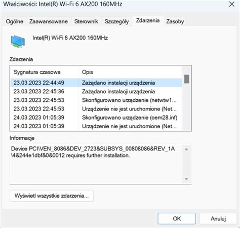 Problem With Intel Ax 200 Intel Community