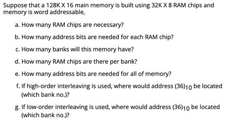 solved suppose that a 128kx 16 main memory is built using