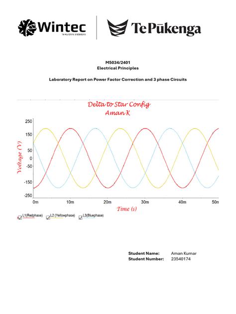 Write Up Lab 3 Pdf Ac Power Power Physics