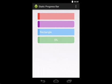 Github Nikoyuwono Static Progress Bar Custom Static Progress Bar For Android Where You Can