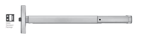 Phi Precision 2403 Narrow Stile Rim Exit Device Key Retracts Latchbolt