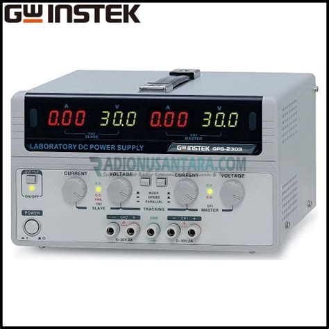 GW Instek GPS V A W Dual Channel Multiple Output D C Power Supply Radio Nusantara