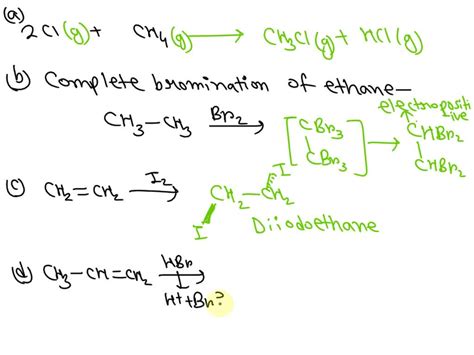Solved 5 Using Structural Formulas Write The Following Equations A